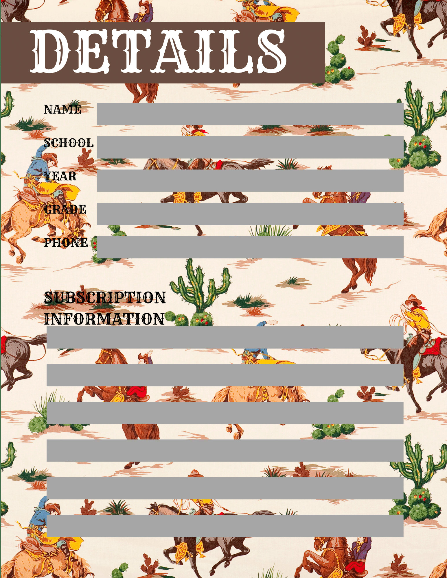 2024 Western Inspo Teacher Planner - Etsy