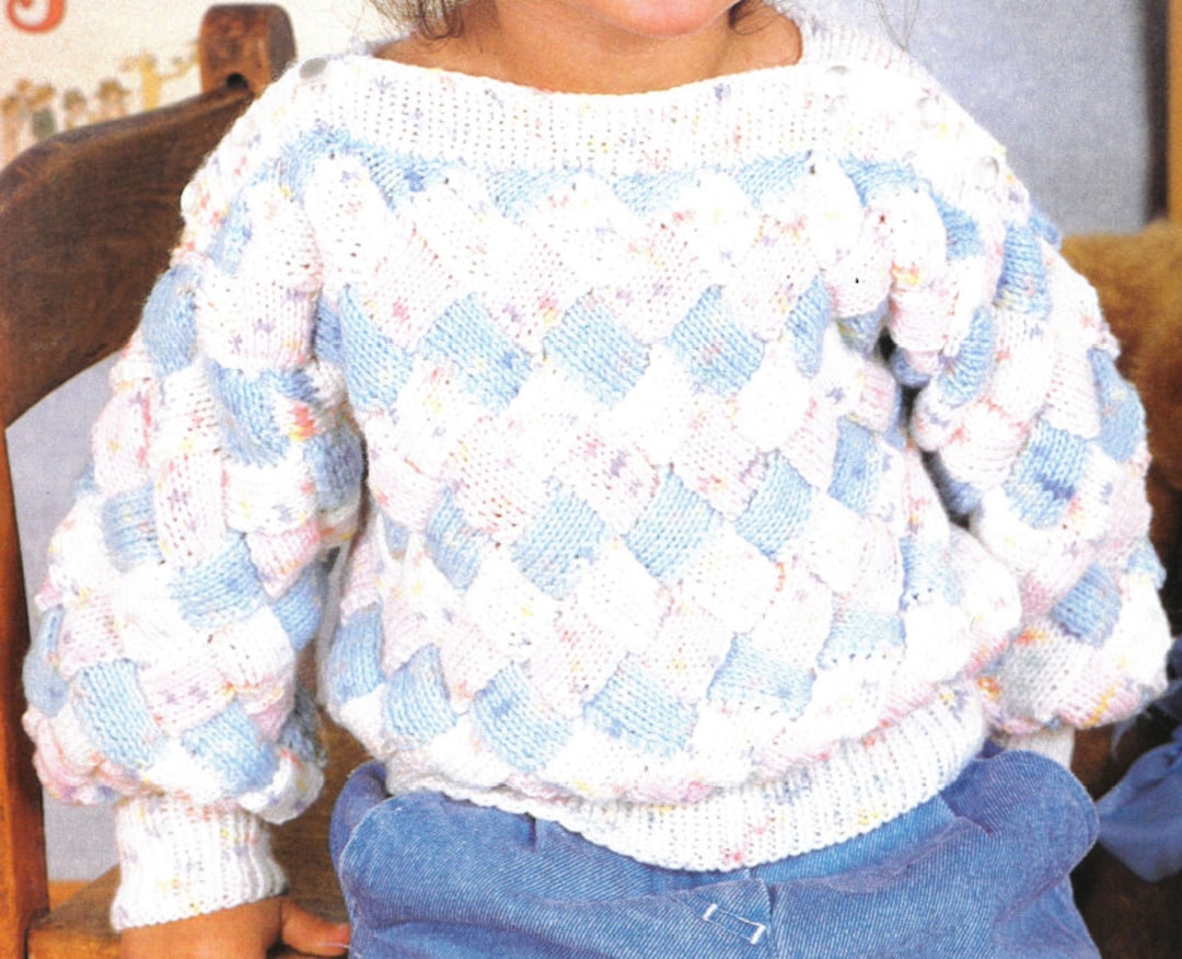 PDF Knitting Pattern Peter Pan Wendy DK Girl's Knitting Pattern 18/20 ...