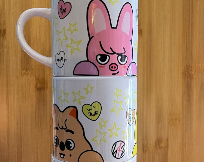 Stray Kids SKZOO Stackable Mug Set - Etsy