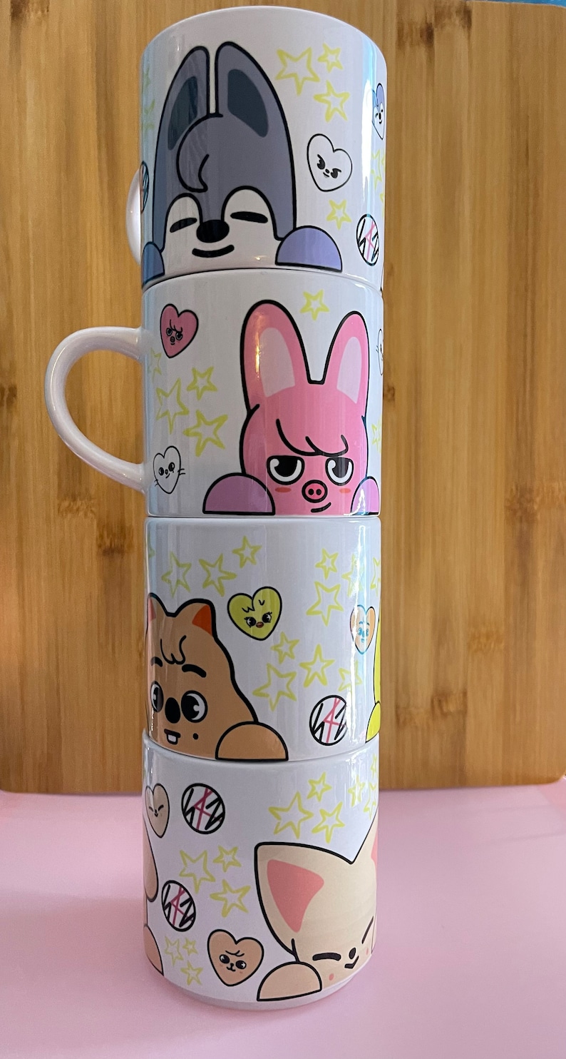 Stray Kids SKZOO Stackable Mug Set - Etsy