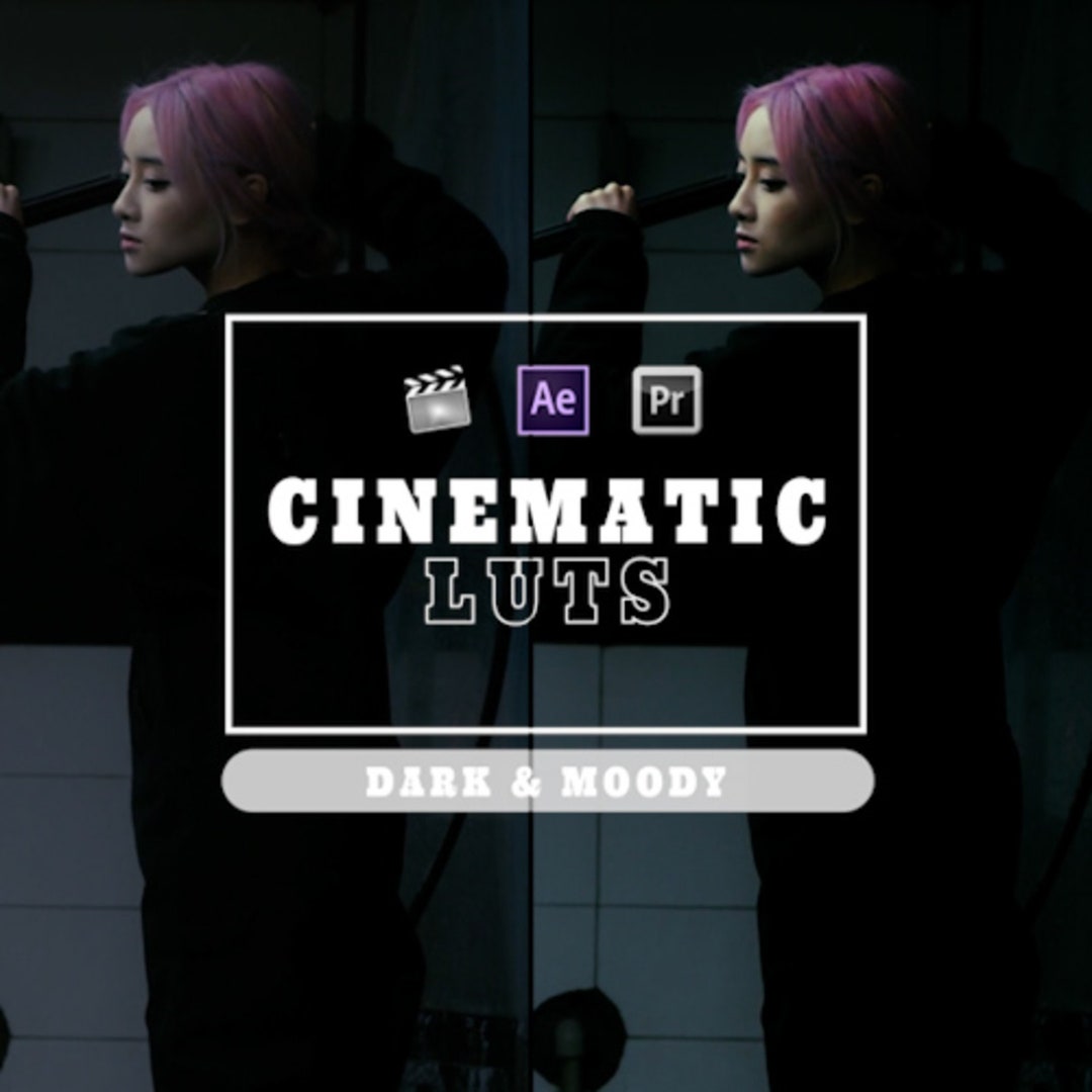 5 Cinematic Luts: DARK & MOODY premiere Pro, Final Cut X, After Effects ...