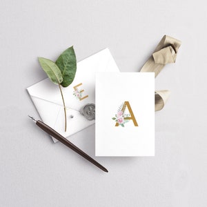 Floral Alphabet. Set of Letters and Numbers With Botanical Bouquet. PNG ...