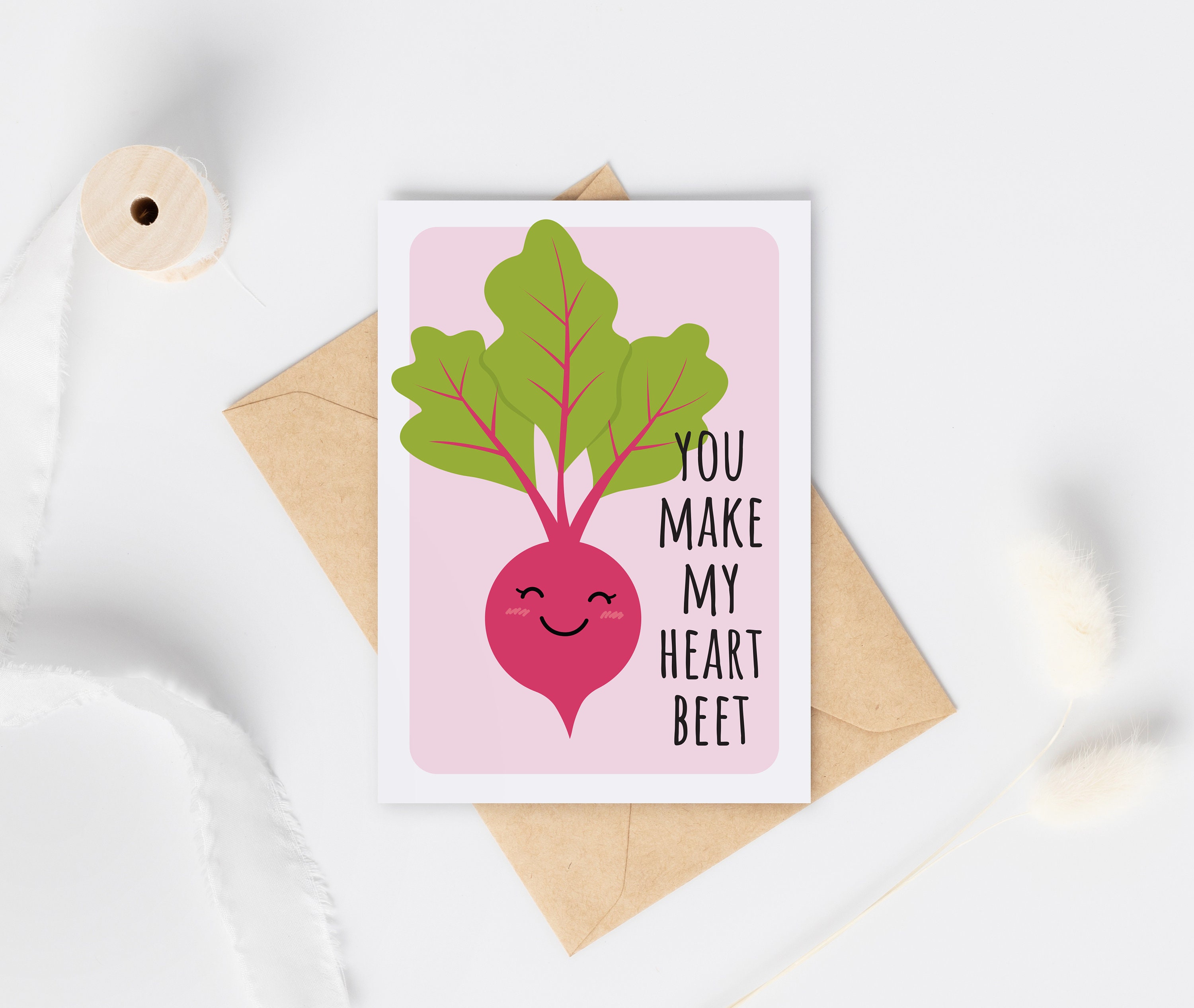 Set of 6 Printable Cute Food Puns Cards, Cute Food Quotes Greeting ...