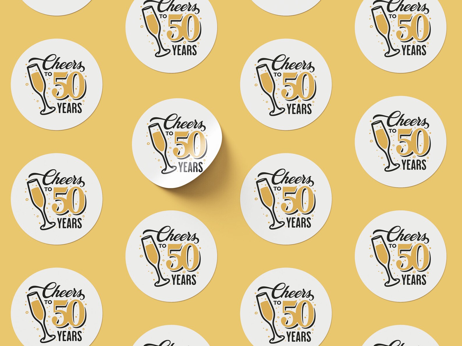 Cheers to 50 Years Digital Download, 50th Anniversary, 50th Birthday ...