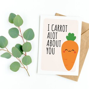 Set of 6 Printable Cute Food Puns Cards, Cute Food Quotes Greeting ...