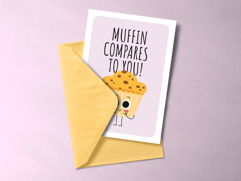 Set of 6 Printable Cute Food Puns Cards, Cute Food Quotes Greeting ...