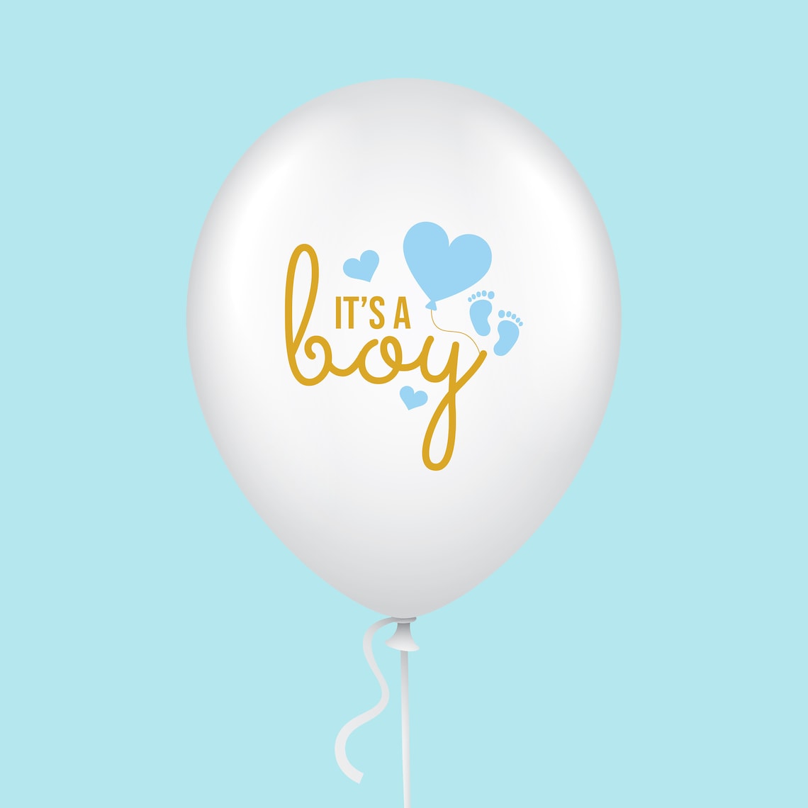It's a Boy Digital Download, Baby Boy Announcement, Boy Baby Shower, It ...