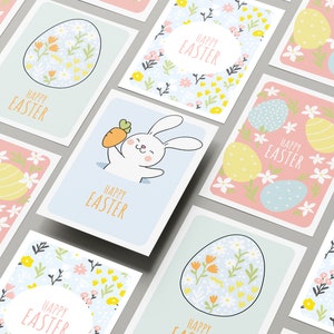Printable Easter Cards, Happy Easter Cards Digital Download, Digital ...