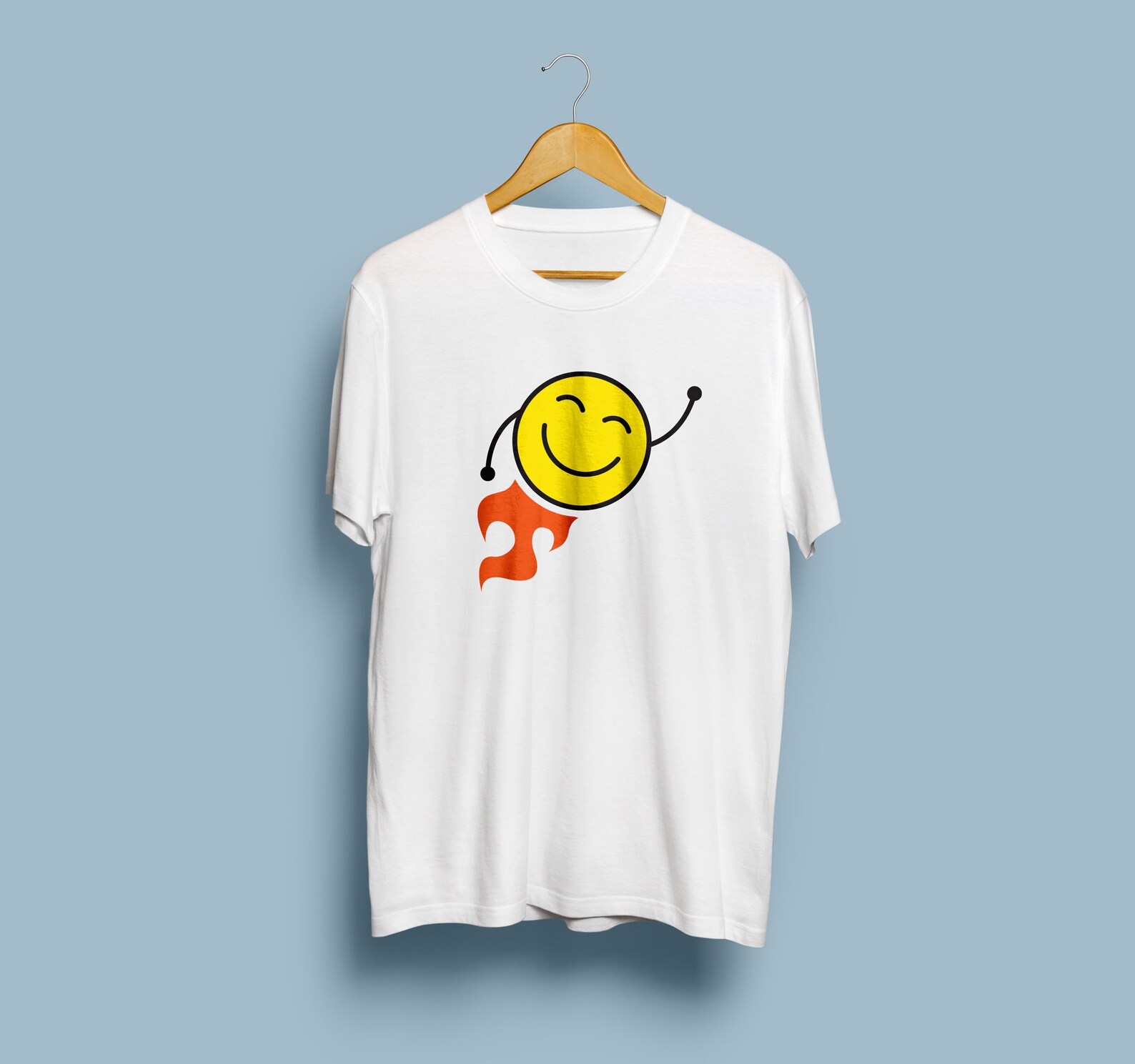 Flying Rocket Smiley SVG PNG JPG, Cool Smiley Sticker Digital Download ...