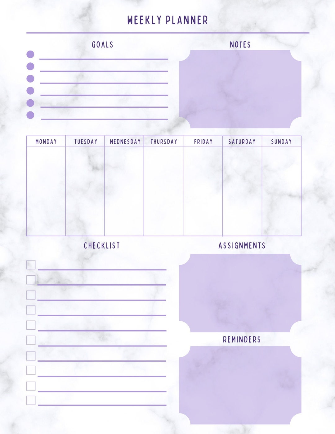 Pastel Digital Planner - Etsy