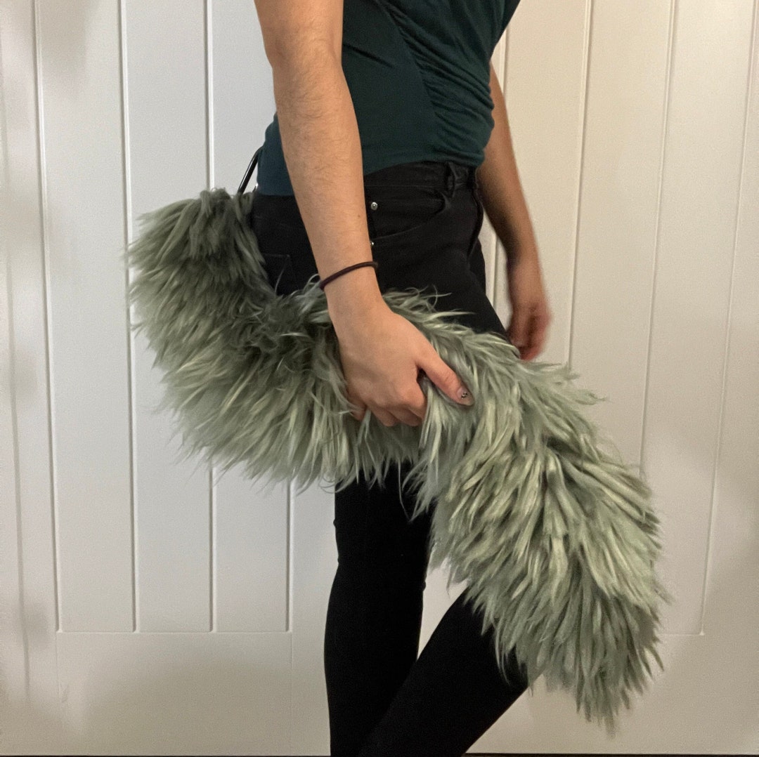 Silver/green Color 31in Tail - Etsy