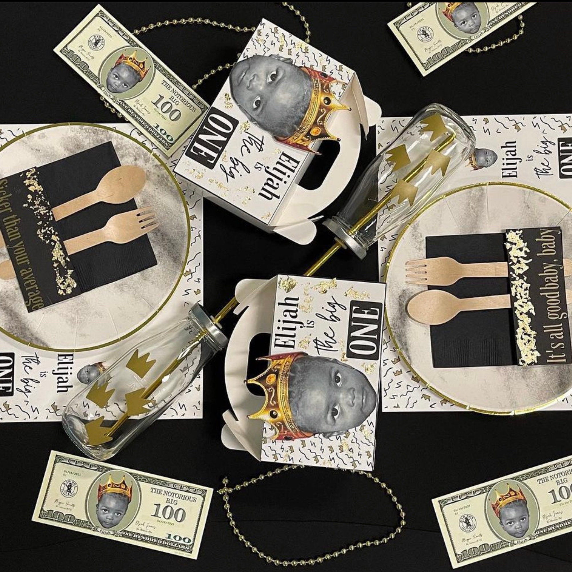 Notorious Favor Boxes -notorious One Birthday - the Big One- Biggie ...