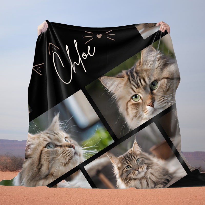 Custom Cat Blanket - Etsy