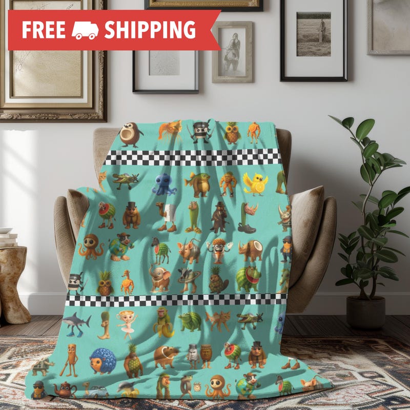 Steal a Brain Rot Blanket - Etsy