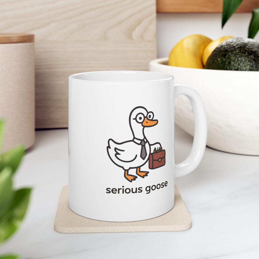 Silly Goose Coffee Mug: Dual-sided Funny Gift - Etsy