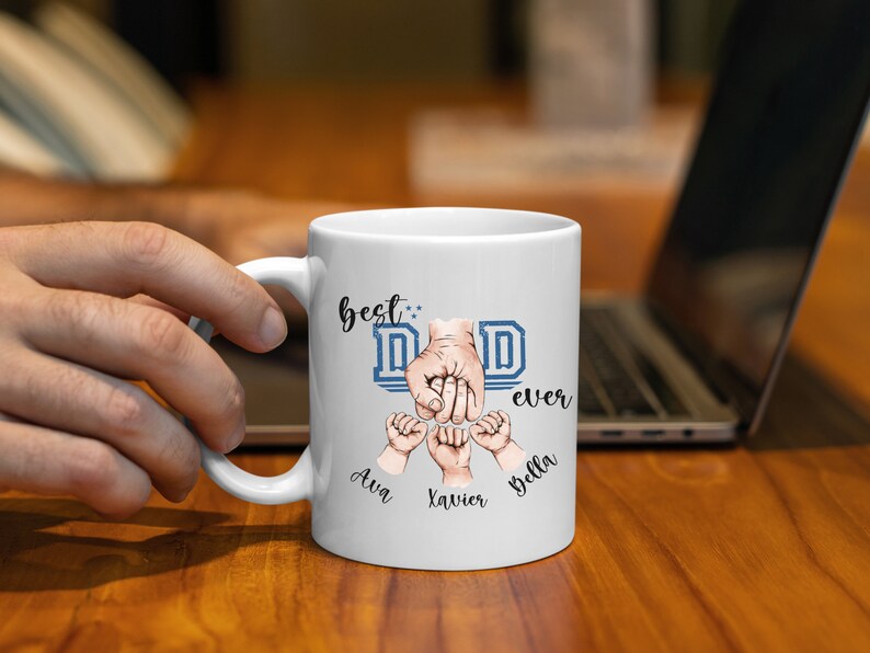 1st Fathers Day Gift, Fist Bump Dad, Personalized Gift for Dad, Gift ...