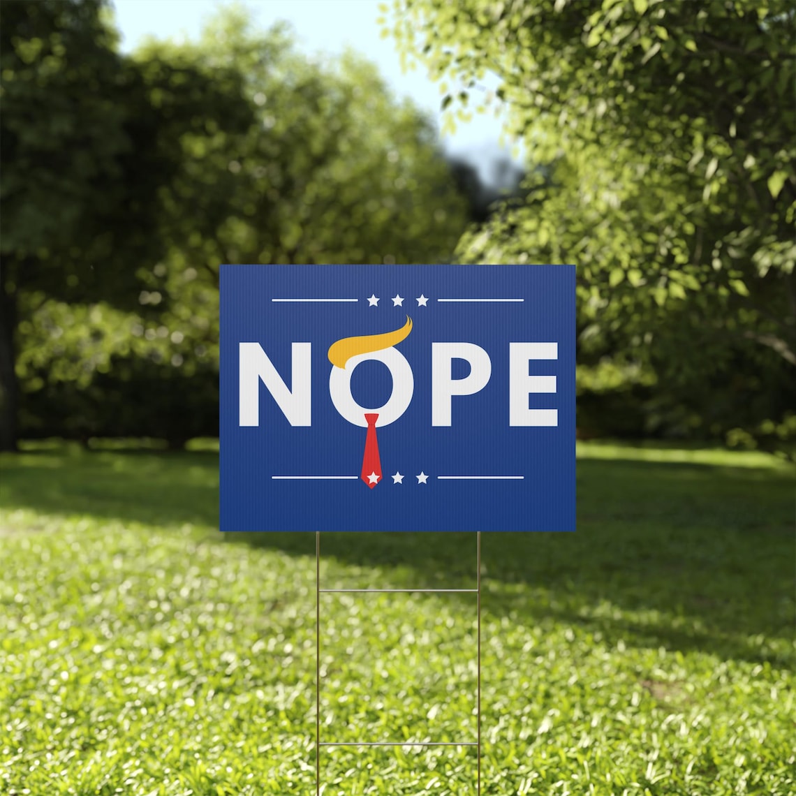 No Trump Yard Sign, Nope Trump Yard Sign, Anti Trump Yard Sign ...
