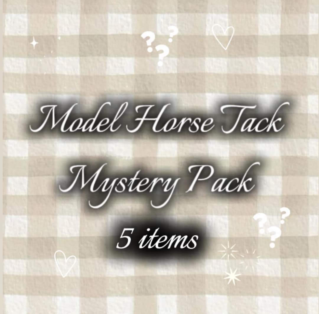 Mystery Model Horse Tack Pack ( 5 Items) - Etsy