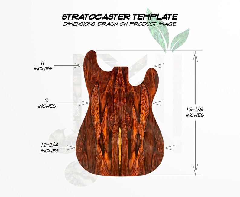 Mexican Cocobolo Electric Guitar Drop Top Stratocaster ES - Etsy