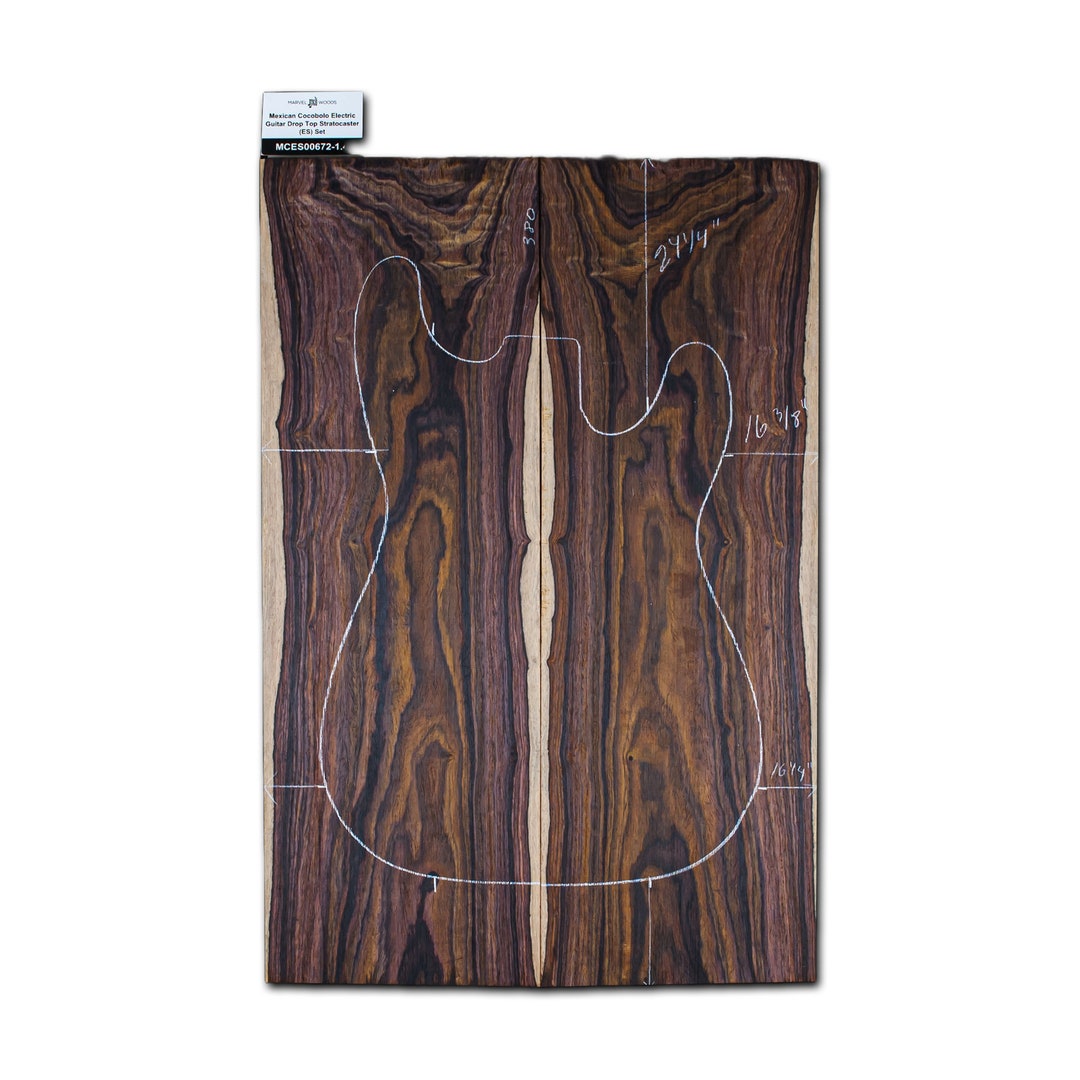 Mexican Cocobolo Electric Guitar Drop Top Stratocaster ES Set ...