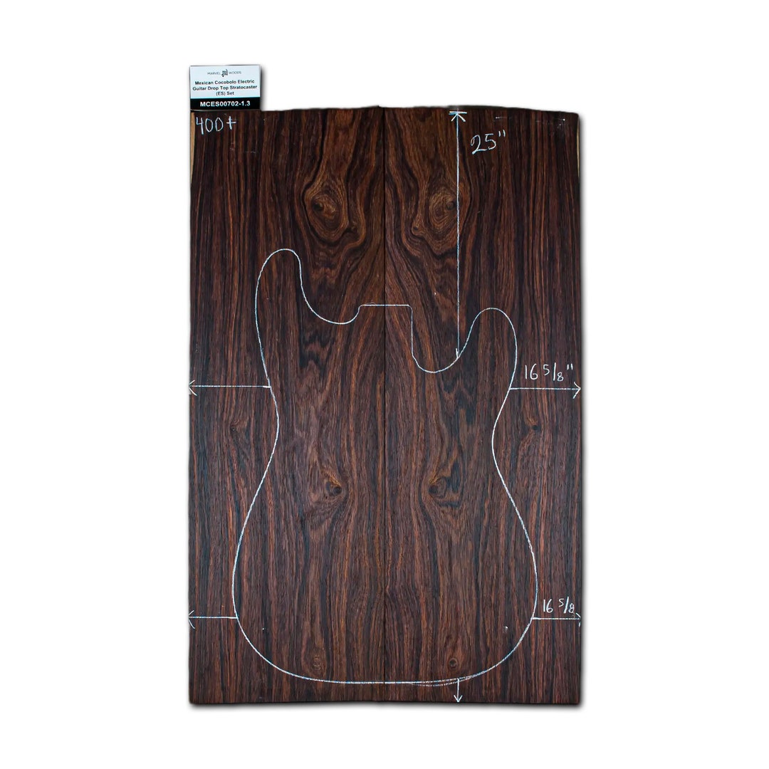 Mexican Cocobolo Electric Guitar Drop Top Stratocaster ES - Etsy