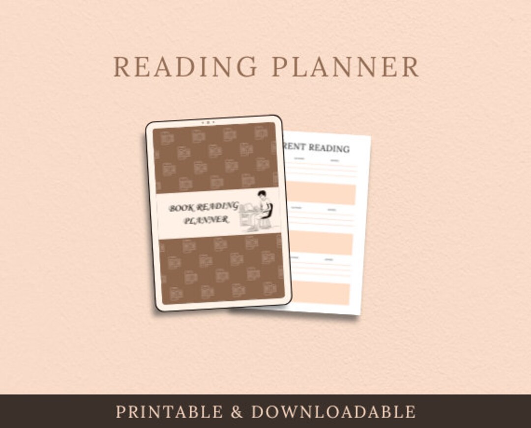 Book Reading Journal Bundle Reading Planner Book Tracker Reading ...
