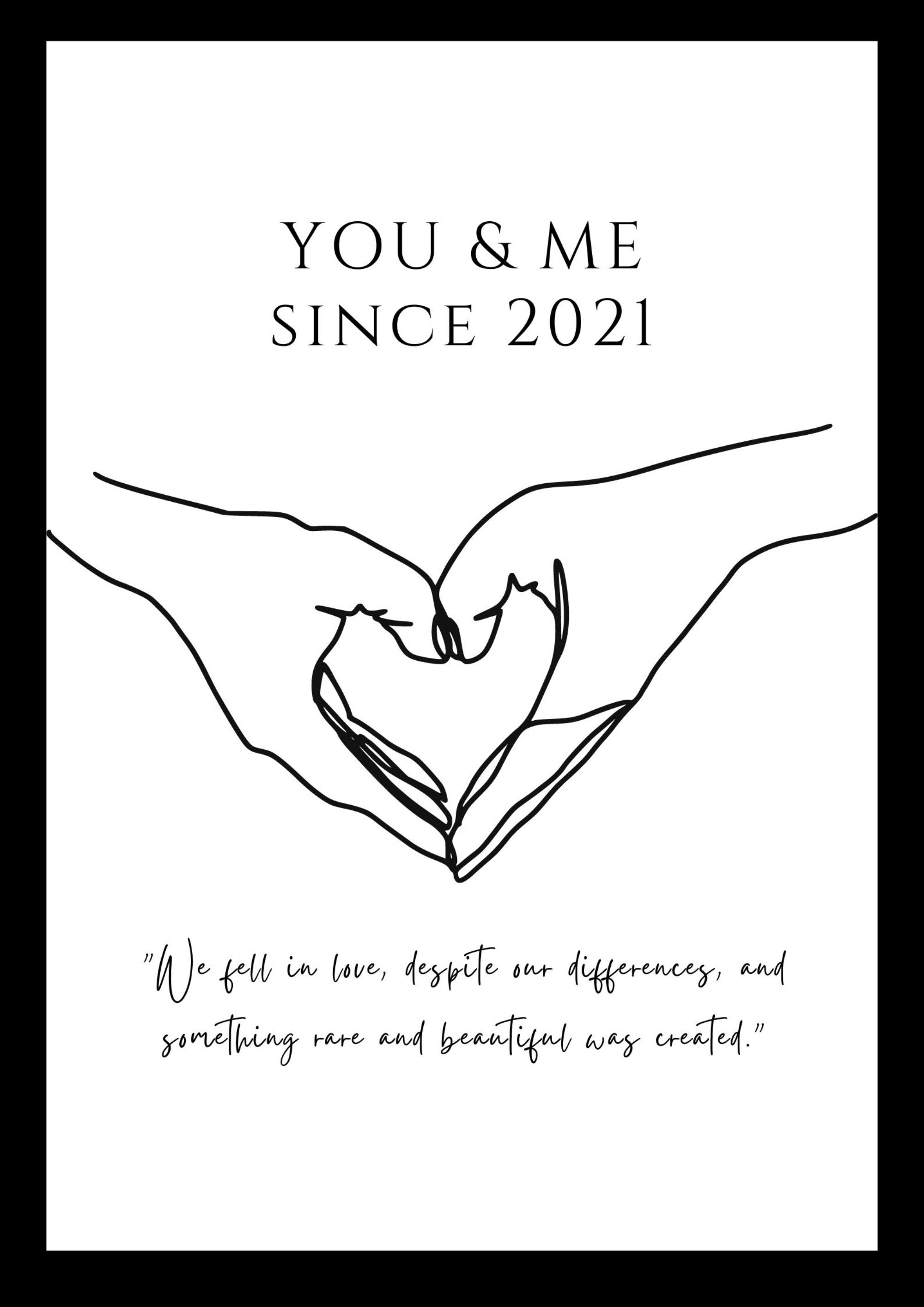 One Year Anniversary Digital Art Print - the Notebook Quote - Etsy