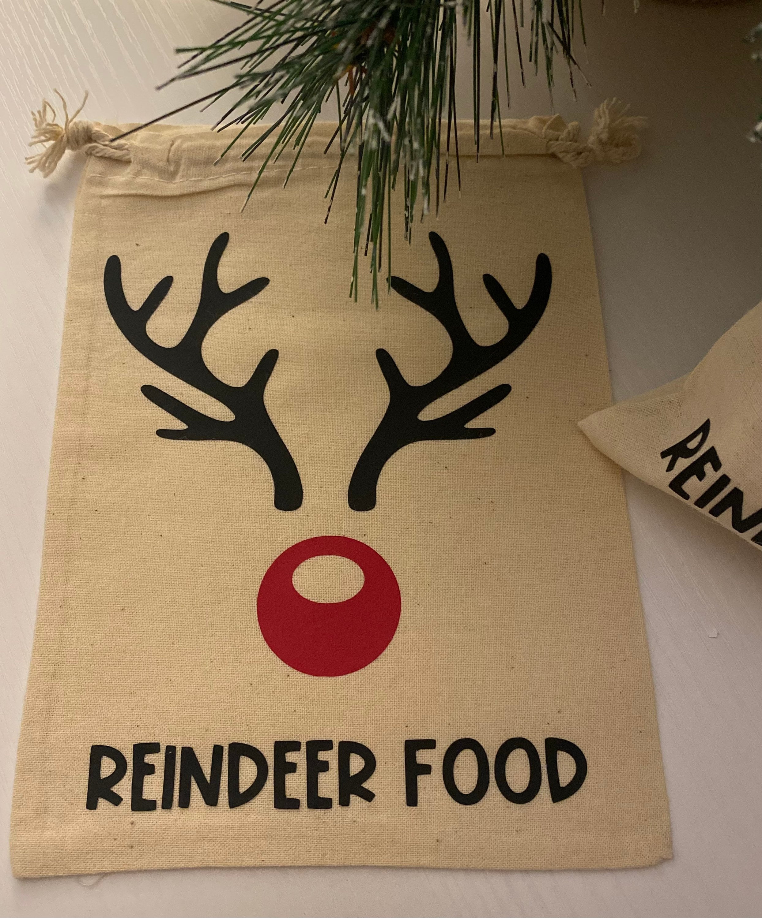 Holiday Reindeer Food Bag, Reindeer Food Bag, Holiday Reindeer Treat ...