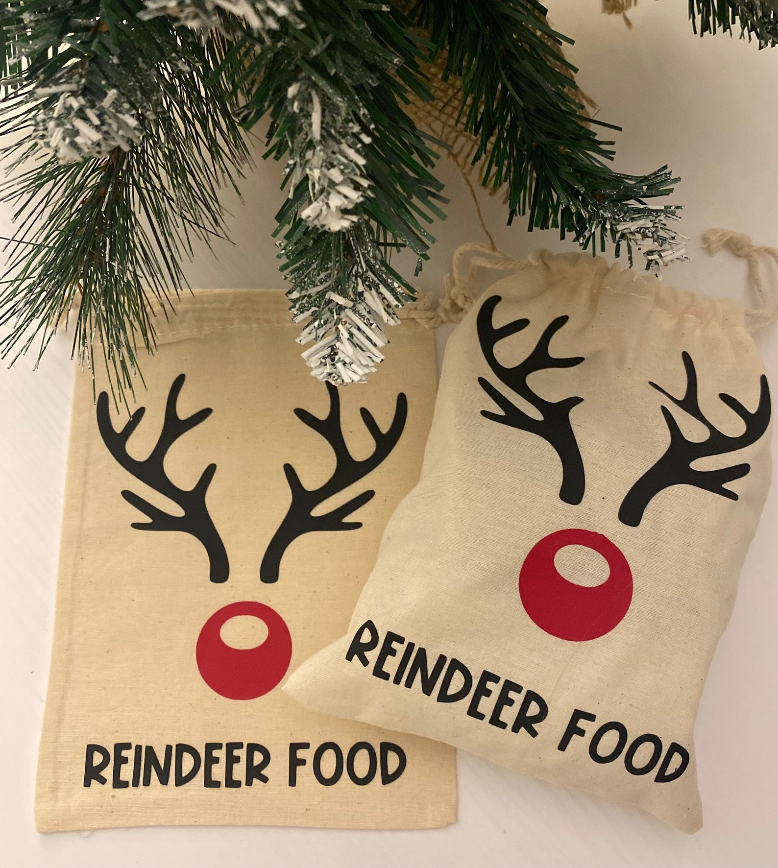 Holiday Reindeer Food Bag, Reindeer Food Bag, Holiday Reindeer Treat ...