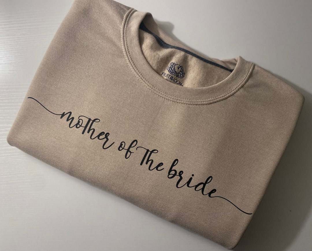 Mother of the Bride Crewneck Sweatshirt, MOB Bridal Sweatshirt, MOB ...