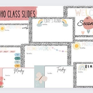 Morning Slides Templates for Google Slides Seasonal Bundle Classroom ...