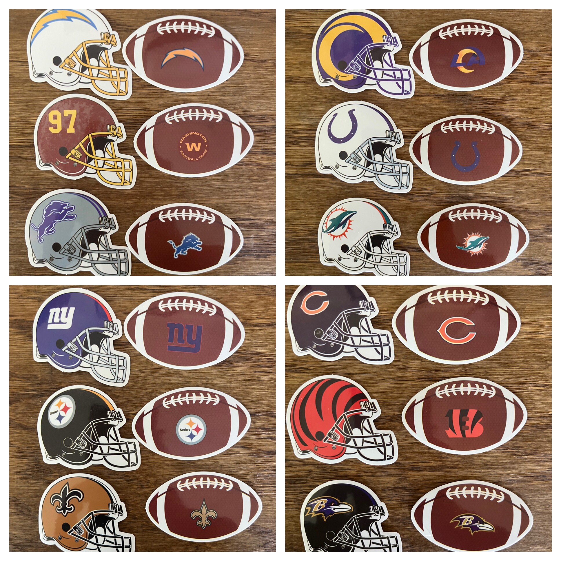 NFL Decorative Trays With Handles - Etsy