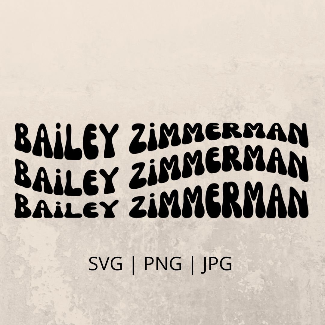 Bailey Zimmerman Retro SVG PNG JPG Digital Download Retro - Etsy