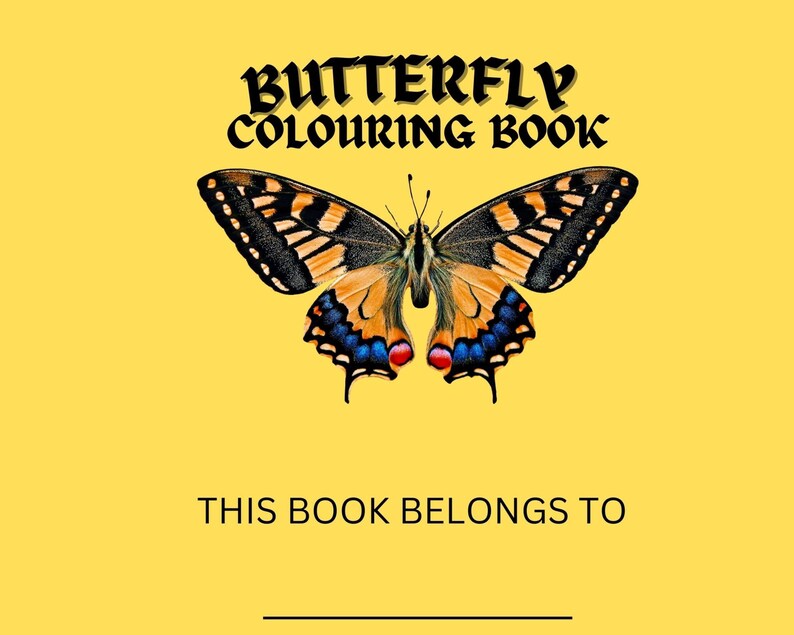 Printable Butterfly Colouring /30 Unique Downloadable Sheets/ Easy to ...