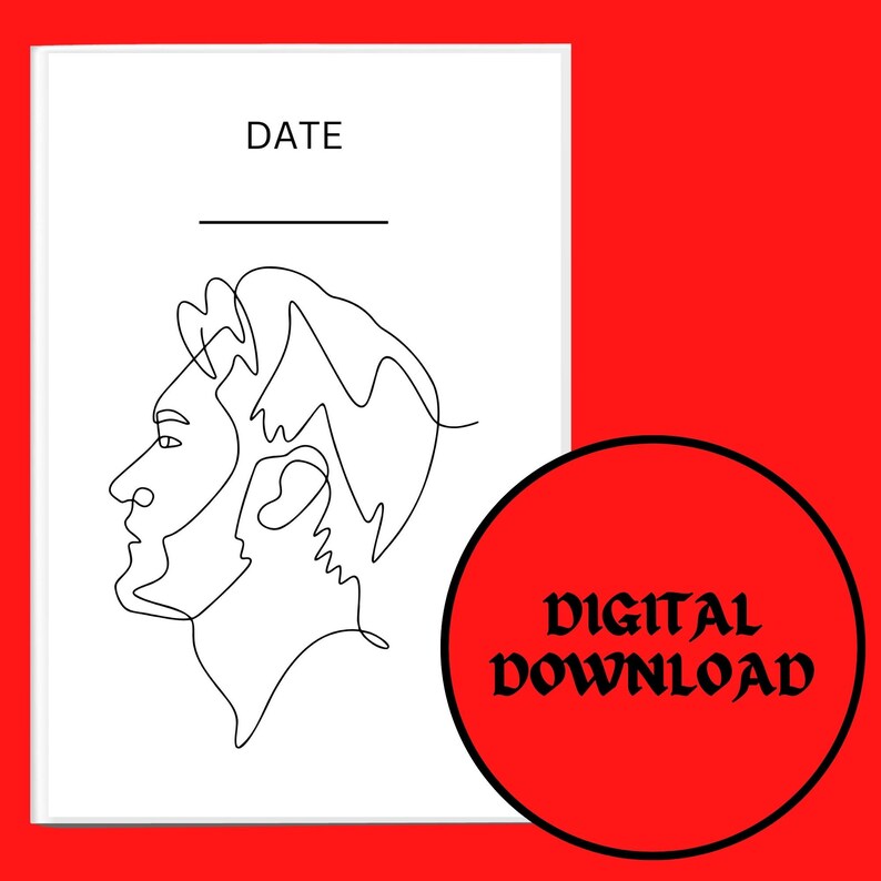 Printable Man Line Art Colouring Book for Adults/ Cute Unique - Etsy