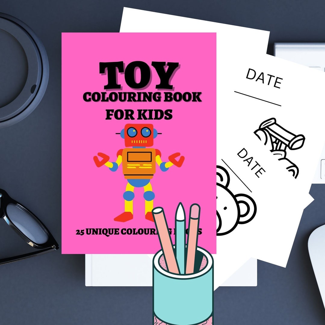 Toy Printable Colouring Book for Kids/ Kids Unique Colouring Pages ...