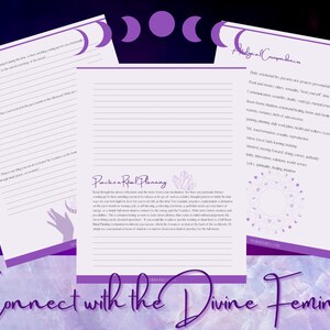 Full Moon Workbook, Printable Full Moon Journal, Moon Magic Guidebook ...