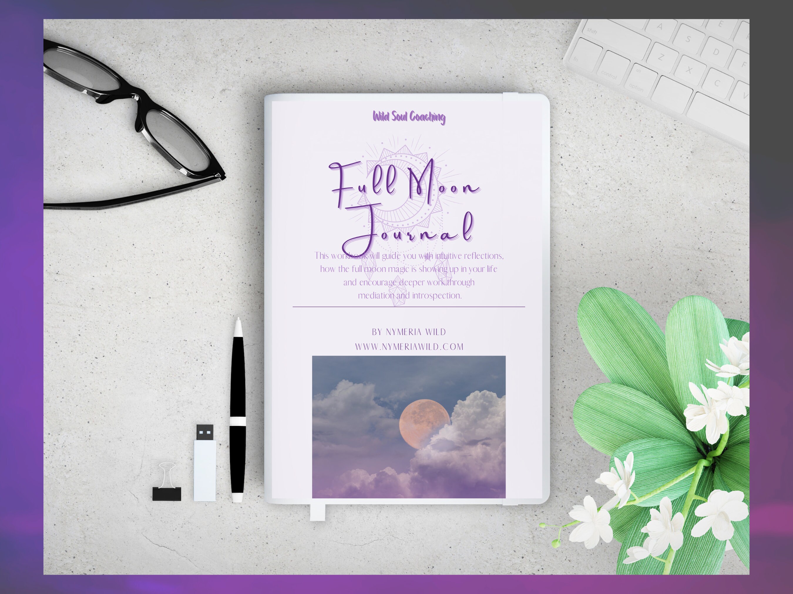 Full Moon Workbook, Printable Full Moon Journal, Moon Magic Guidebook ...