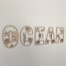Ocean Creatures Themed Letters, Name Sign Wood, Ocean Name Sign ...