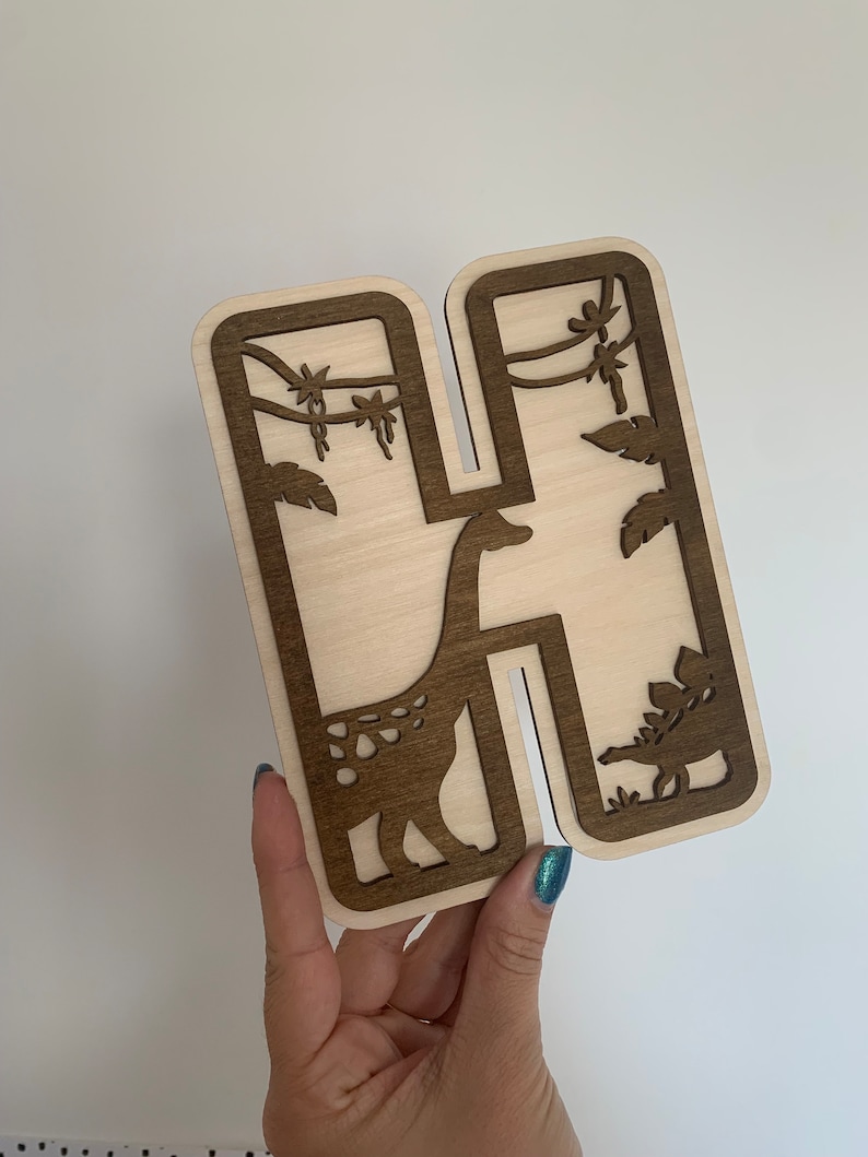 Dinosaur Wood Name Sign: Personalized Children's Wall Decor - Etsy