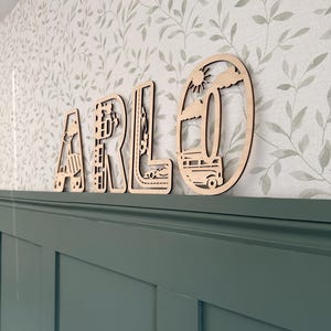 Vehicle Themed Name Sign, Transport Themed Bedroom Decor, Car Themed ...