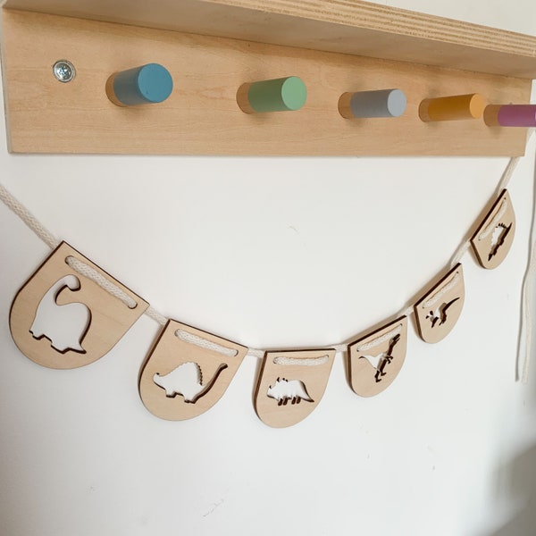 Dinosaur Garland - Etsy