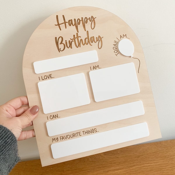 Birthday Board - Etsy