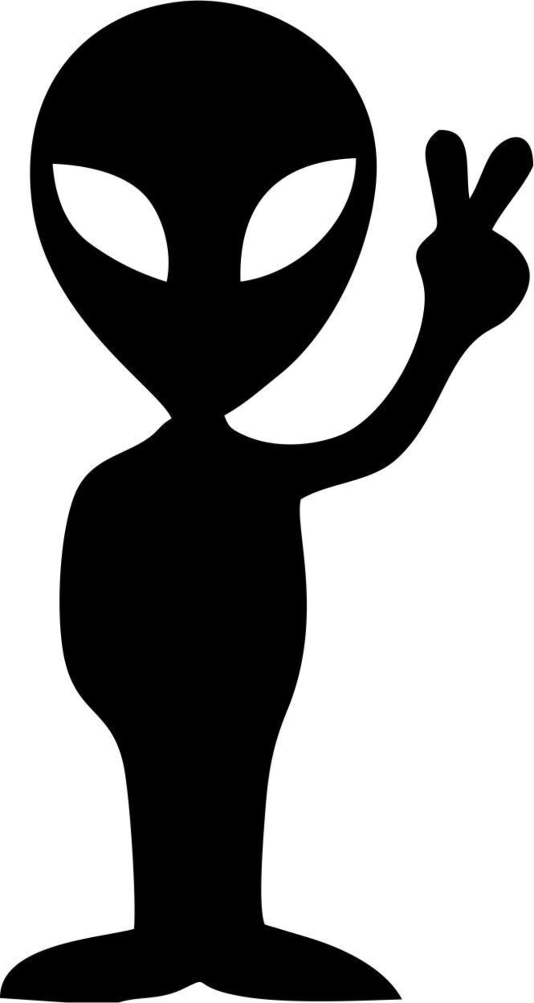 Car Sticker, Alien Peace, Decal, for Vehicles, Motorcycles, Laptops ...