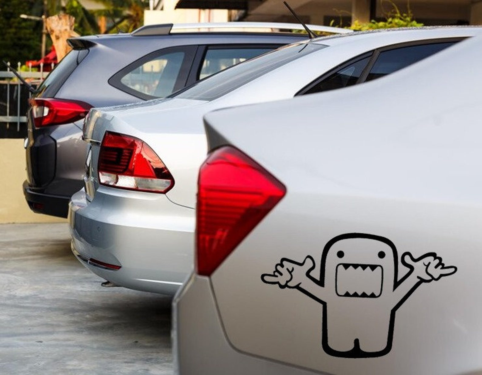 Car Sticker, Domo Kun Rock Star JDM, Decal, for Vehicles, Motorcycles ...