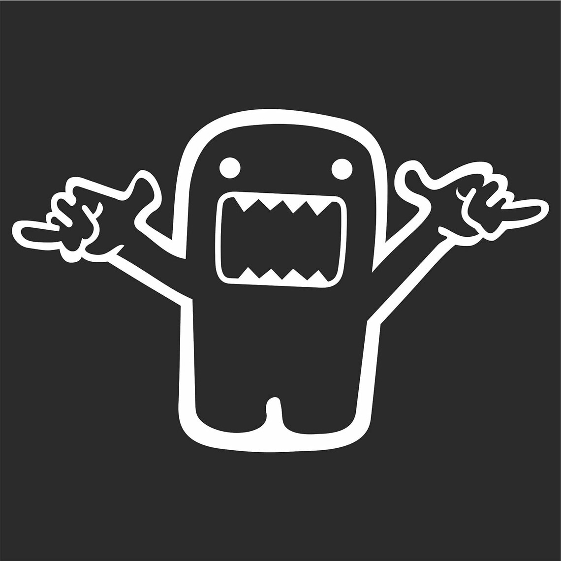 Car Sticker, Domo Kun Rock Star JDM, Decal, for Vehicles, Motorcycles ...