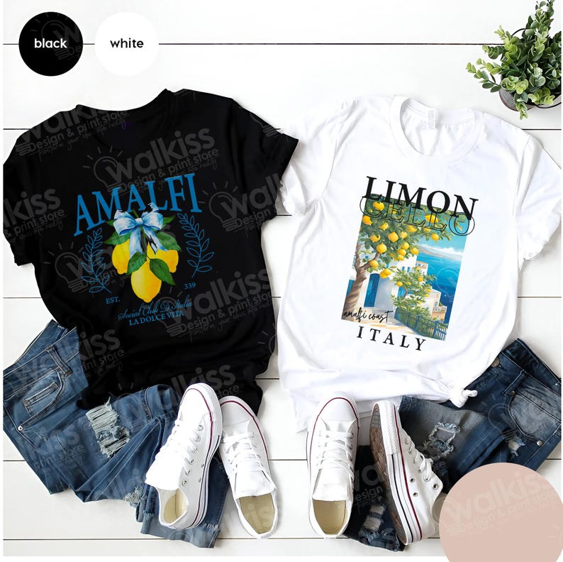 LEMON VIBES - 9 Premium Amalfi Coast Designs - La Dolce Vita Vintage ...