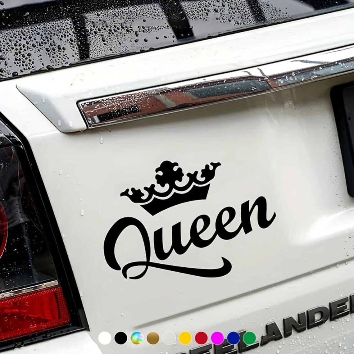 Car Sticker, Queen Sticker, Decal, Queen Crown, for Vehicles ...