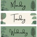 Botanical Drawer Labels - Days of the Week - Etsy
