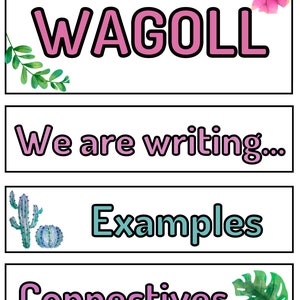 Botanical Garden Themed Display Labels | English Working Wall | PDF ...